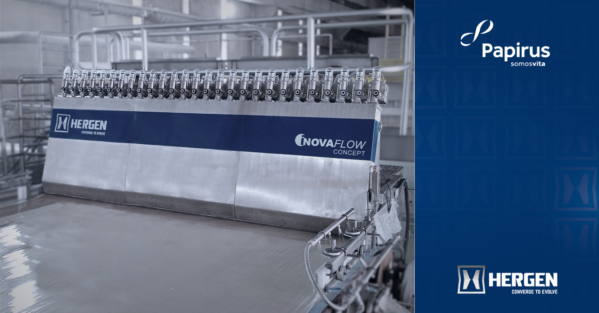 PAPIRUS installs a new Headbox – Hergen