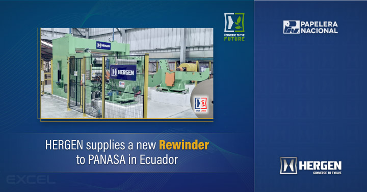 HERGEN supplies a new Rewinder to PANASA in Ecuador – Hergen